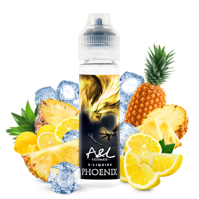 E-liquide Phoenix 50 ml A&L Ultimate – Goût ananas citron frais - A&L