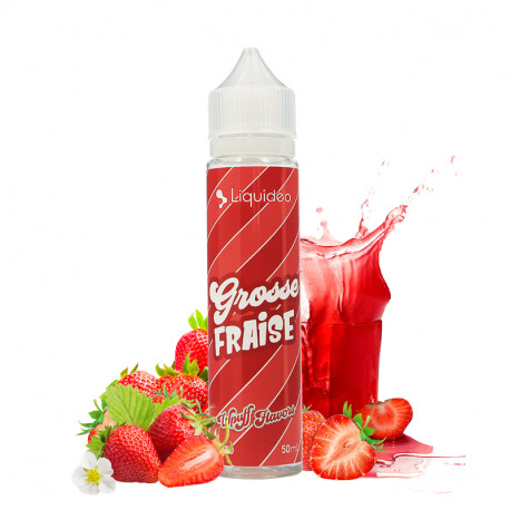 E liquide Grosse Fraise 50ml Wpuff Flavors de Liquideo - Fruité - A&L