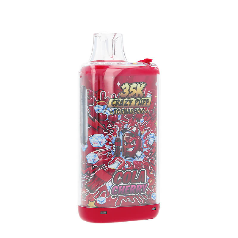 Puff Crazy Puff 35 K Cola Cherry Tornadoliq - Cola Cerise Sel de ...