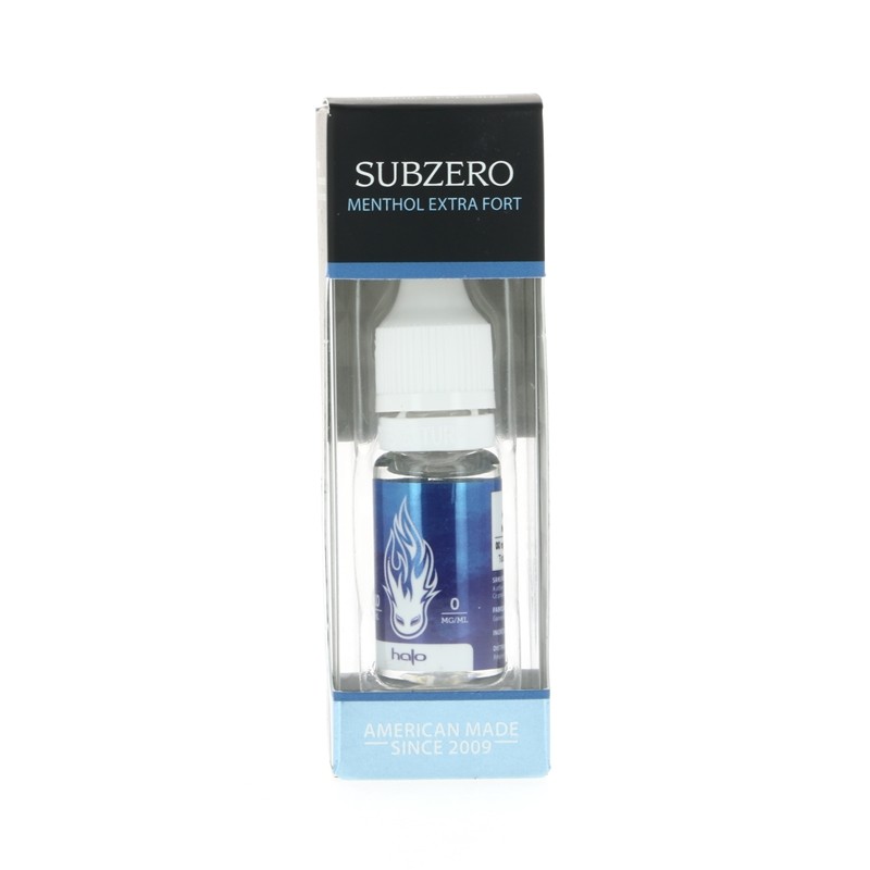 Halo Subzero 10ml E-liquid - Fresh Menthol, Ready-made E-liquid - A&L