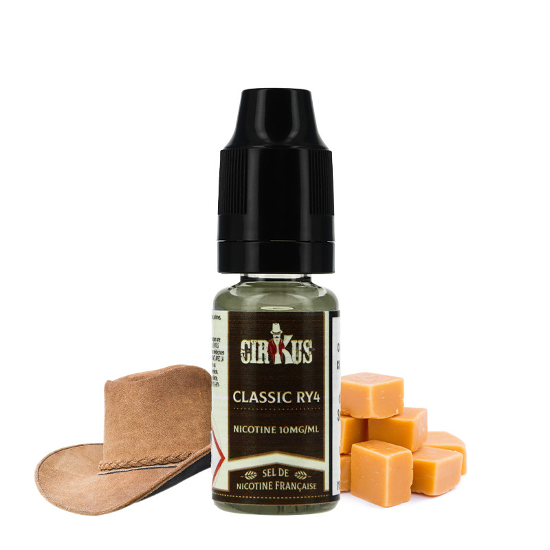 Classic RY4 Sel de Nicotine E-liquid of VDLV - Caramel Tobacco - A&L